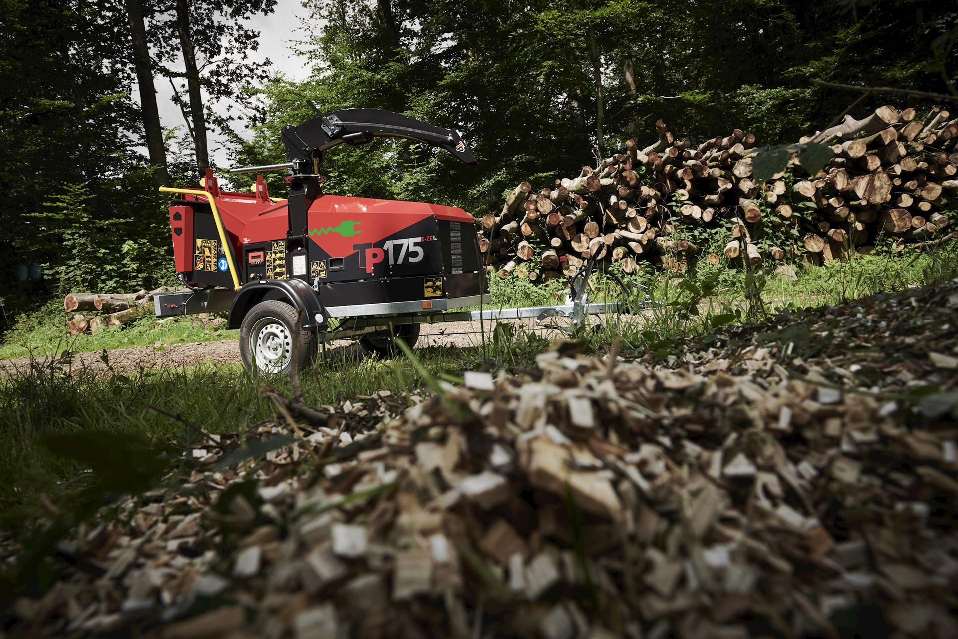 TP 176 Mobile ZE – Electric Wood Chipper with High Efficiency
